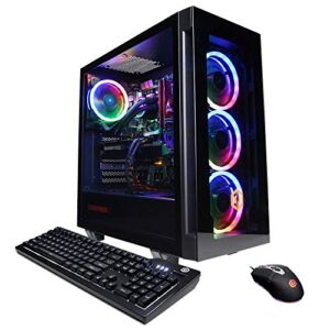 cyberpowerpc gamer xtreme vr gaming pc, intel core i9-12900kf 3.2ghz, geforce rtx 3070 8gb, 16gb ddr4, 1tb nvme pcie ssd, wifi & win 11 home (gxivr8080a28), black