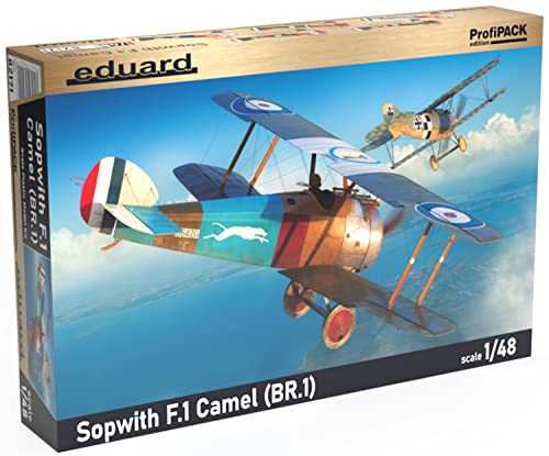 Eduard EDU82171 1/48 Profile Pack British Air Force Soppy F.1 Camel, BR.1 Engine, Plastic Model