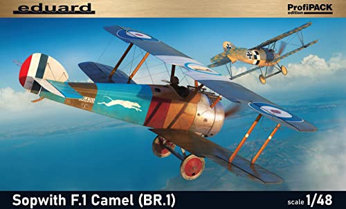 Eduard EDU82171 1/48 Profile Pack British Air Force Soppy F.1 Camel, BR.1 Engine, Plastic Model