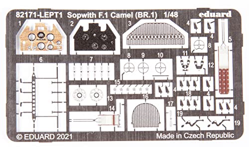 Eduard EDU82171 1/48 Profile Pack British Air Force Soppy F.1 Camel, BR.1 Engine, Plastic Model