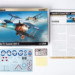 Eduard EDU82171 1/48 Profile Pack British Air Force Soppy F.1 Camel, BR.1 Engine, Plastic Model