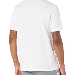 adidas Men's Essentials Camouflage Printed Tee, White, Medium