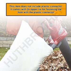 Universal Leaf Vacuum Blower Bag Bottom Debris Dump Bag - for Vacuum Leaf Blowers and Ultra Blower Rake, Compatible with Craftsman Black+Decker Husqvarna Toro Leaf Blower Bag Replacement