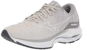 mizuno women's wave rider 26 ssw | neutral running shoe | ssw - oyster /white | us 8.5