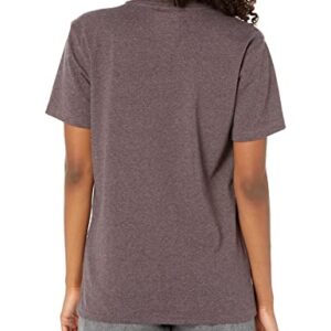 CarharttwomensLoose Fit Heavyweight Short-Sleeve Pocket T-ShirtBlackberry HeatherSmall