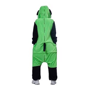 Invader Cosplay Zim Costume Unisex Onesie Pajamas Christmas Costume