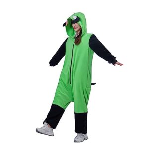 Invader Cosplay Zim Costume Unisex Onesie Pajamas Christmas Costume