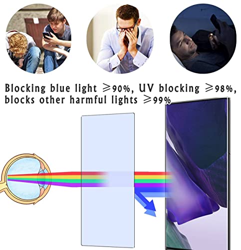 Vaxson 2-Pack Anti Blue Light Screen Protector, compatible with Princeton PTFBVE-17/PTFWV-17/PTFWVT-17/PTFBVT-17/PTFWX-17/PTFWKE-17G 17" TPU Film Protectors Sticker [ Not Tempered Glass ]