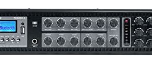 Rockville RCS650-6 650 Watt 6 Zone 70v Commercial/Restaurant Amplifier/Bluetooth