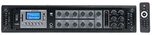 rockville rcs650-6 650 watt 6 zone 70v commercial/restaurant amplifier/bluetooth