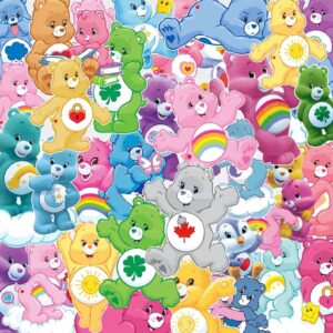 ssl servis 50 pcs carebear stickers cartoon bears stickers cartoon care bearss birthday favors care bearss stickers for kids