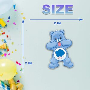 SSL SERVIS 50 PCS CareBear Stickers Cartoon Bears Stickers Cartoon Care Bearss Birthday Favors Care Bearss Stickers for Kids