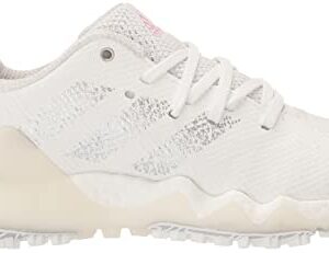 adidas Women's W CODECHAOS 22 Golf Shoe, FTWR White/Silver Met./Clear Pink, 8