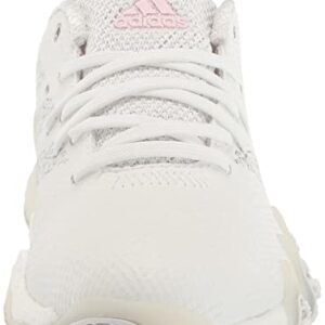 adidas Women's W CODECHAOS 22 Golf Shoe, FTWR White/Silver Met./Clear Pink, 8