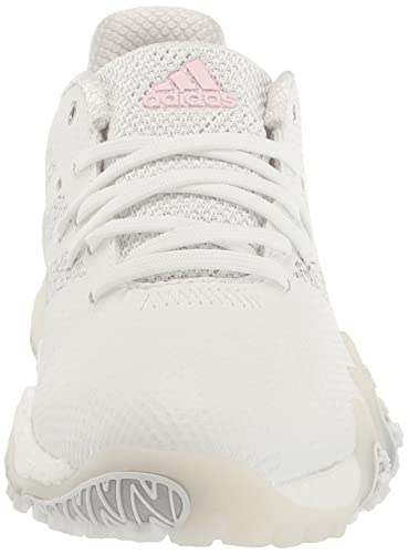 adidas Women's W CODECHAOS 22 Golf Shoe, FTWR White/Silver Met./Clear Pink, 8