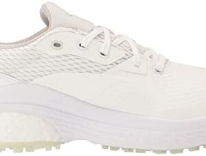 adidas Women's W SOLARMOTION Golf Shoe, FTWR White/Silver Met./Linen Green, 9.5