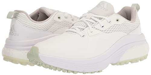 adidas Women's W SOLARMOTION Golf Shoe, FTWR White/Silver Met./Linen Green, 9.5