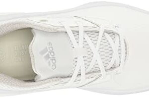 adidas Women's W SOLARMOTION Golf Shoe, FTWR White/Silver Met./Linen Green, 9.5