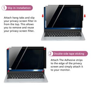 laptop privacy screen 17 inch, Anti Blue Light Anti Glare Screen Protector for LG Gram 17" 16:10 Widescreen Filter Protect Your Eyes Against Blue Light and Glare