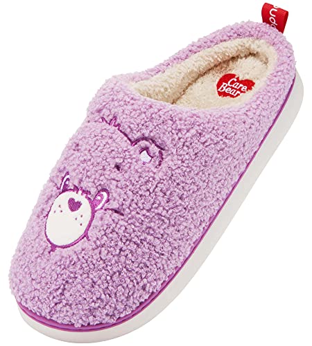 YUNGPRIME Care Bears House Slippers Cozy Slip on Fluffy Scuff Shoes for women and men