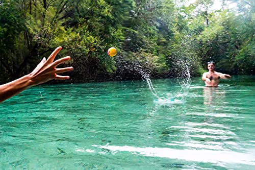 Waboba Original Water Bouncing Ball - Water-Proof Beach Toys, Pool Games for Kids (Green Technicolor)