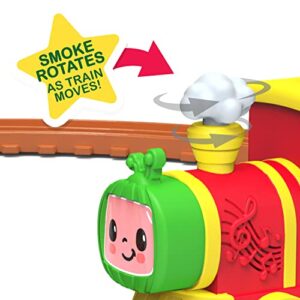 CoComelon All Aboard Musical Train, Officially Licensed Kids Toys for Ages 18 Month, Gifts and Presents by Just Play, Amazon Exclusive