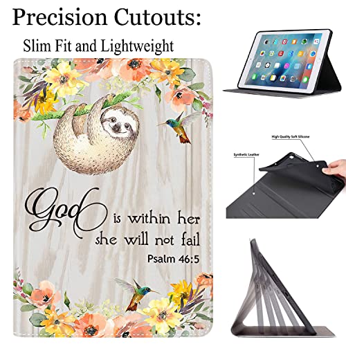 iPad Mini 6 Case, iPad Mini 2021 6th Generation Case Auto Sleep/Wake Multi-Angle Stand for iPad Mini 6th Gen 8.3 Inch , White Flowers