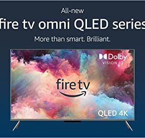 All-new Amazon Fire TV 55" Omni QLED Series 4K UHD smart TV, Dolby Vision IQ, Local Dimming, hands-free with Alexa