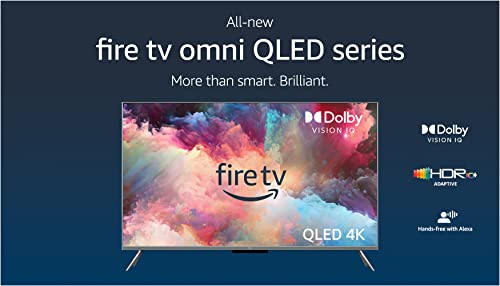 All-new Amazon Fire TV 55" Omni QLED Series 4K UHD smart TV, Dolby Vision IQ, Local Dimming, hands-free with Alexa