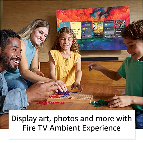 All-new Amazon Fire TV 55" Omni QLED Series 4K UHD smart TV, Dolby Vision IQ, Local Dimming, hands-free with Alexa