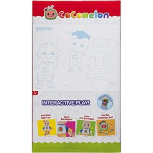 CoComelon Boo Boo JJ Deluxe Feature Plush - Includes Doctor Checkup Bag, Bandages, and Accessories to Care for JJ - 9 Total Accessories - Amazon Exclusive