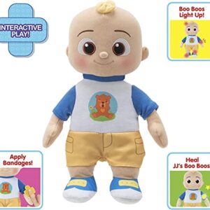 CoComelon Boo Boo JJ Deluxe Feature Plush - Includes Doctor Checkup Bag, Bandages, and Accessories to Care for JJ - 9 Total Accessories - Amazon Exclusive