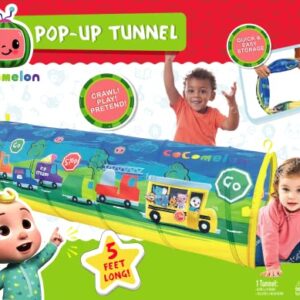 CoComelon Tunnel for Toddlers – Pop Up Play Tunnel Tent for Kids to Crawl Through | Collapsible and Portable Toy – Sunny Days Entertainment