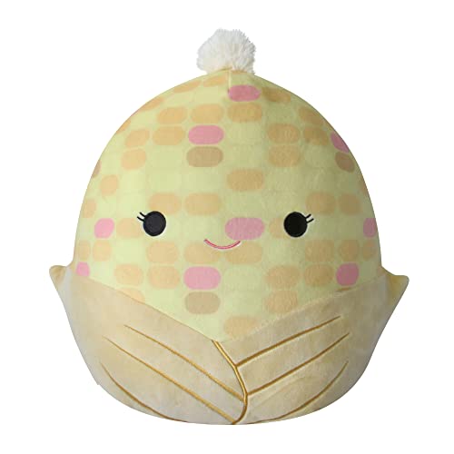 Squishmallows 14-Inch Speckled Corn with Brown Husk Plush - Add Cornelias to your Squad, Ultrasoft Stuffed Animal Large Plush Toy, Official Kelly Toy Plush