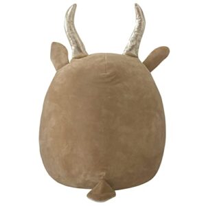 Squishmallows Original 14-Inch Kieli Tan Antelope with Cream Belly - Large Ultrasoft Official Jazwares Plush