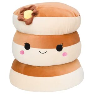 squishmallows original 12-inch rayen pancake 3-stack with butter flower - medium-sized ultrasoft official jazwares plush