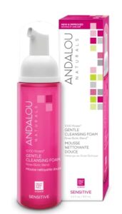 andalou naturals 1000 roses® gentle cleansing foam