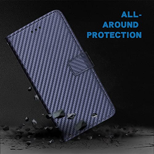 WWAAYSSXA Compatible with iPhone 13 6.1 inch Wallet Case Wrist Strap Lanyard and Leather Flip Card Holder Stand Cell Accessories Phone Cover for iPhone13 5G i i-Phone i13 iPhone13case Women Men Blue