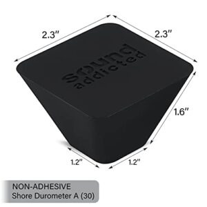 Sound Addicted SubCone Isolation Feet - Improve Subwoofer and Speaker Performance, can Sustain up to 165lb (4-Pack) Non-Adhesive