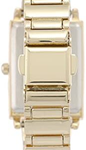 Anne Klein Women's Japanese Quartz Dress Watch with Metal Strap, Gold, 14 (Model: AK/3762CHGB)