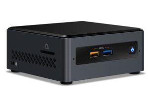 intel nuc 7 essential desktop computer celeron j4005 dual-core (2 core) 2 ghz - 4 gb ram ddr4 sdram - 32 gb flash memory capacity - mini pc