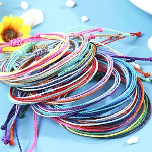 choice of all 20 Pieces Cute Bracelets for Teen Girls Sunflower String Bracelet Summer Ocean Anklets Adjustable Waterproof Handmade Bracelets Anklets for Women Men