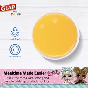 Glad for Kids LOL 80s Style Paper Cups | LOL Surprise Cups, Kids Drinking Cups | LOL 80s Style Soak Proof Paper Cups for Everyday Use | 9 oz Paper Cups 30 Ct