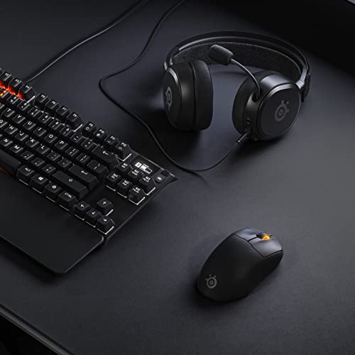 SteelSeries Prime Mini Wireless FPS Gaming Mouse – 100 Hour Battery – USB-C – 18,000 CPI TrueMove Air Optical Sensor – 5 Programmable Buttons – Magnetic Optical Switches – Mini Form Factor (Renewed)