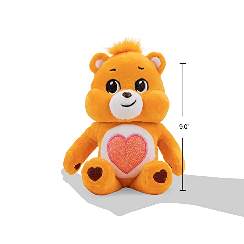 Care Bears 9" Bean Plush (Glitter Belly) - Tenderheart Bear - Soft Huggable Material!, 4-104 years