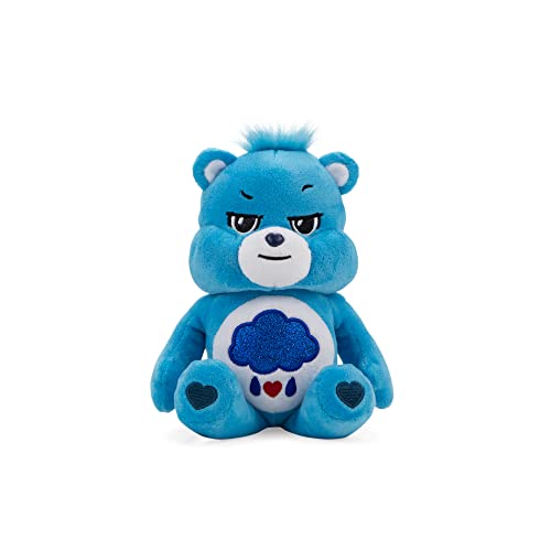 Care Bears 9" Bean Plush (Glitter Belly) - Grumpy Bear - Soft Huggable Material!, 4-104 years