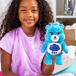 Care Bears 9" Bean Plush (Glitter Belly) - Grumpy Bear - Soft Huggable Material!, 4-104 years