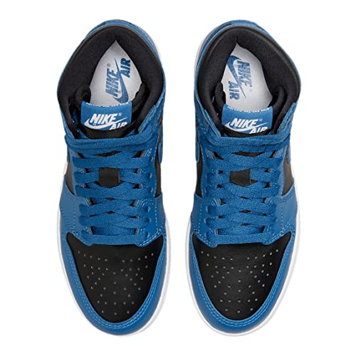 Jordan Youth Air 1 Retro High OG GS 575441 404 Dark Marina Blue - Size 5.5Y