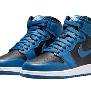 Jordan Youth Air 1 Retro High OG GS 575441 404 Dark Marina Blue - Size 5.5Y