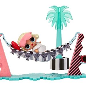 LOL Surprise OMG House of Surprises Vacay Lounge Playset with Leading Baby Collectible Doll with 8 Surprises, Dollhouse Accessories, Holiday Toy, Great Gift for Kids Ages 4 5 6+ Years Old & Collectors